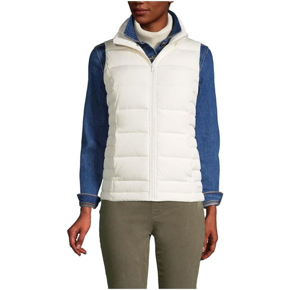 Lands' End | Jackets & Coats | Nwt Lands End Women Down Puffer Ivory ...